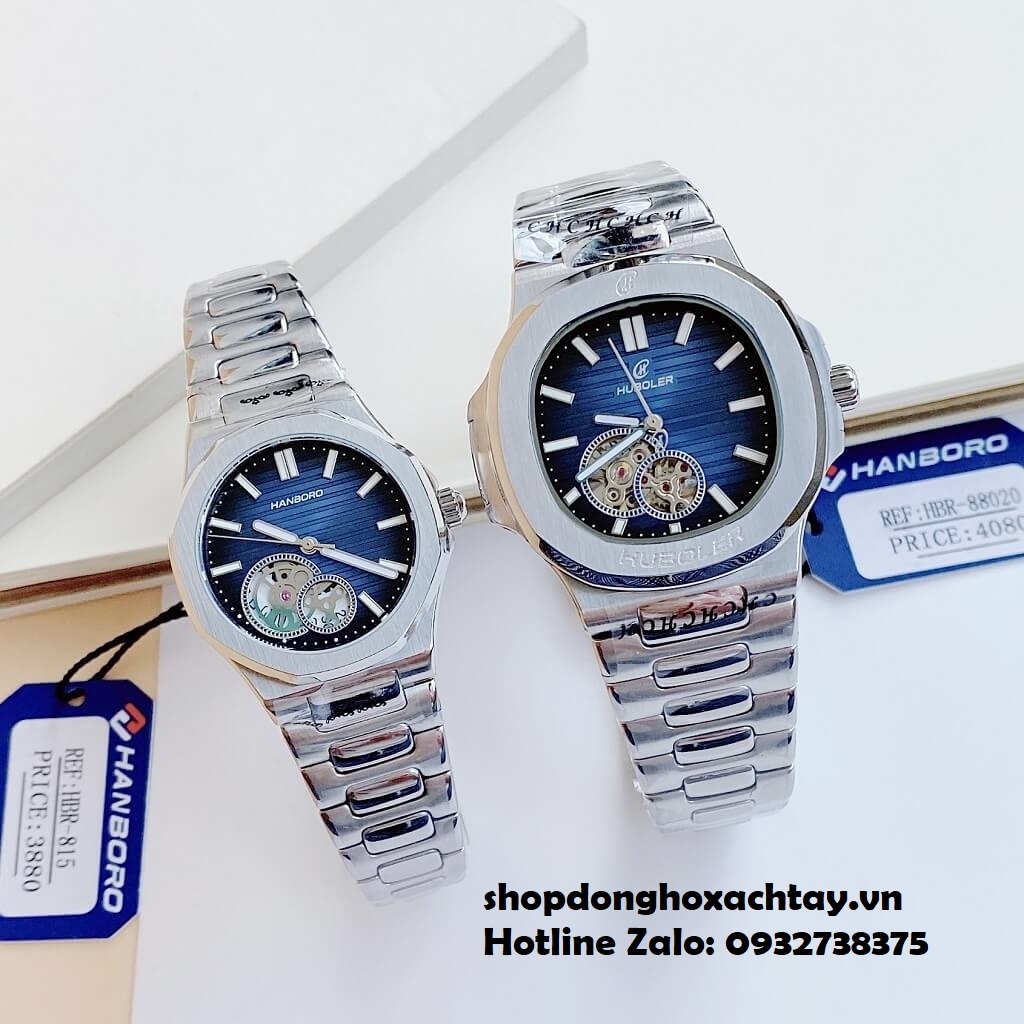 Đồng Hồ Nam Huboler 88020 Máy Tự Động Mặt Xanh Vỏ Silver 40mm Shop Đồng ...