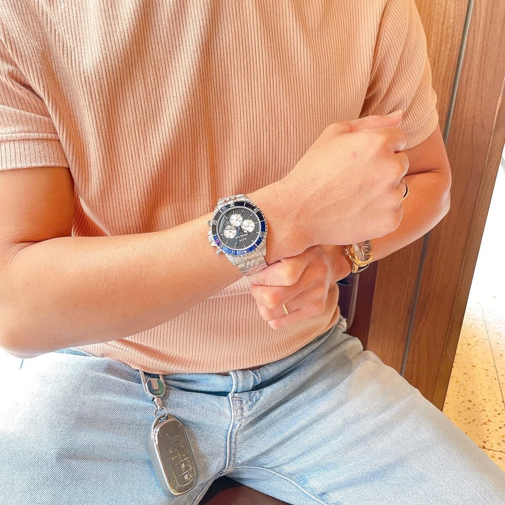 Đồng Hồ Nam Michael Kors MK8749 Chronograph Vỏ Silver Size 44mm Chính ...