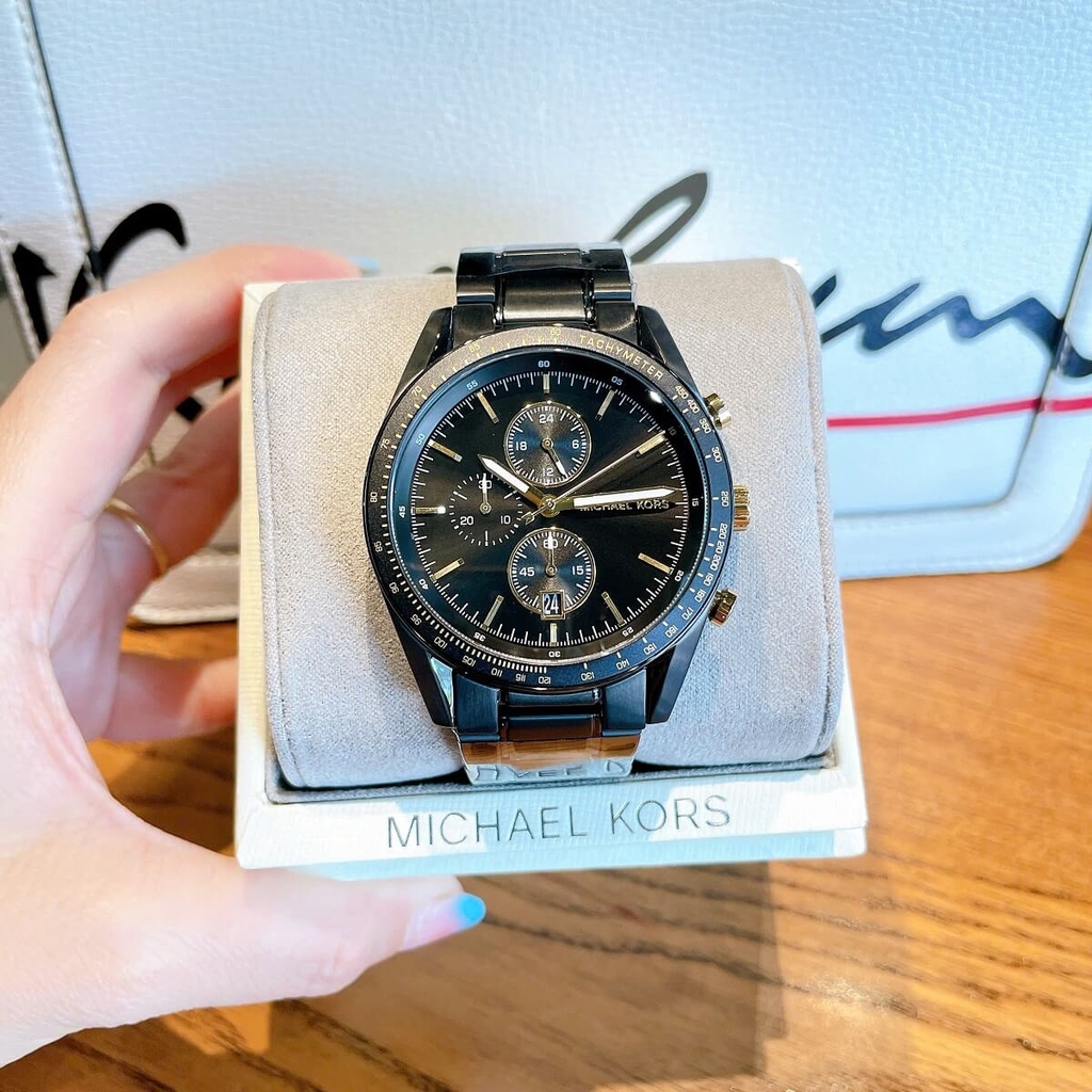 Đồng Hồ Nam Michael Kors Warren MK9113 Vỏ Đen Size 42mm Chính Hãng Shop ...