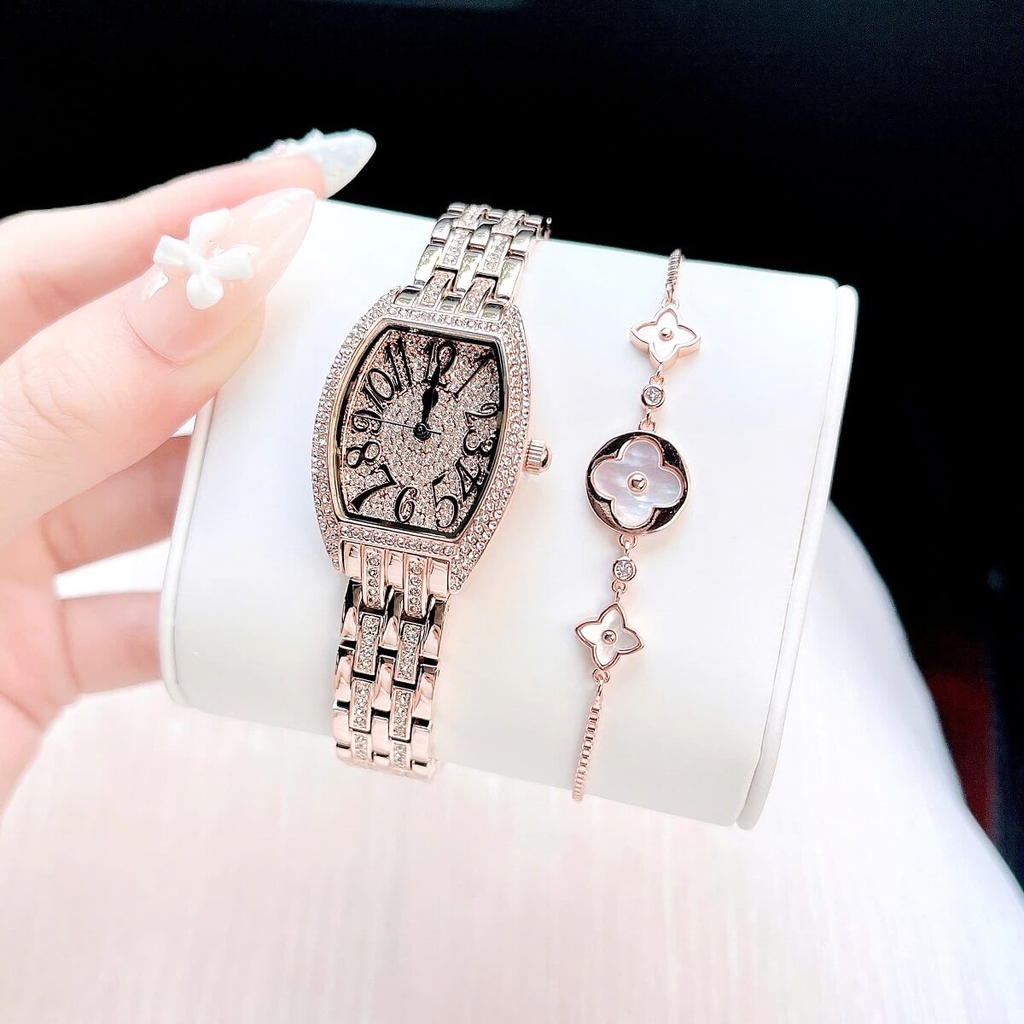 Đồng Hồ Nữ Kemil KM2406 Đính Đá Rose Gold 28mm Chính Hãng Shop Đồng Hồ ...