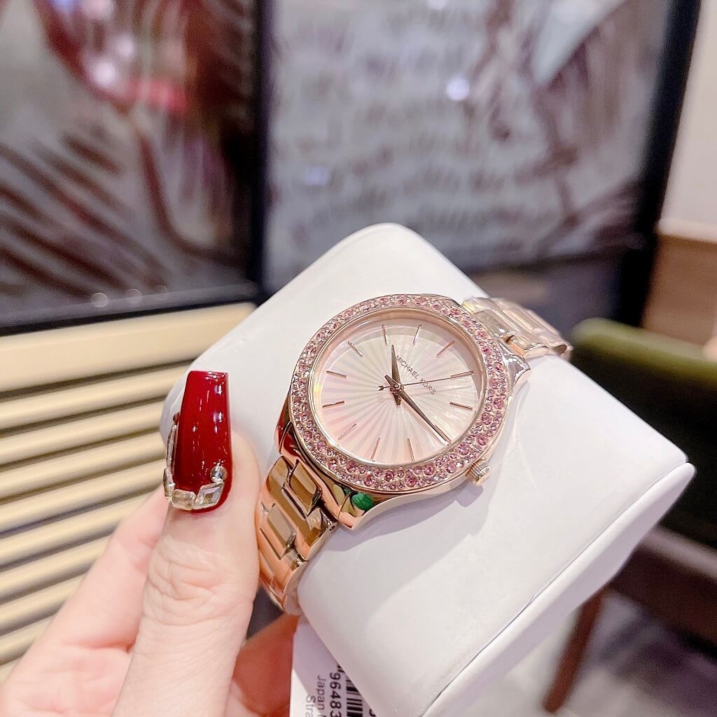 Đồng Hồ Nữ Michael Kors MK1068 Dây Kim Loại Rose Gold Size 36mm Shop ...