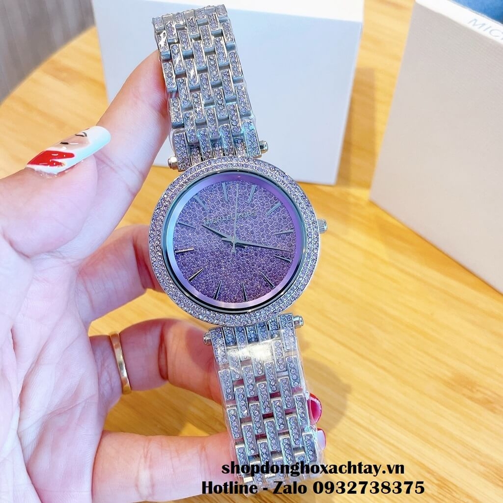 Đồng Hồ Michael Kors MK3850 Màu Tím Nữ 39mm Shop Đồng Hồ Xách Tay