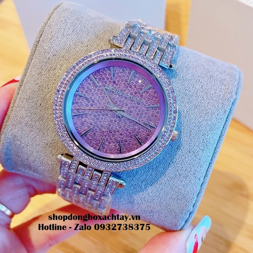 Đồng Hồ Michael Kors MK3850 Màu Tím Nữ 39mm Shop Đồng Hồ Xách Tay