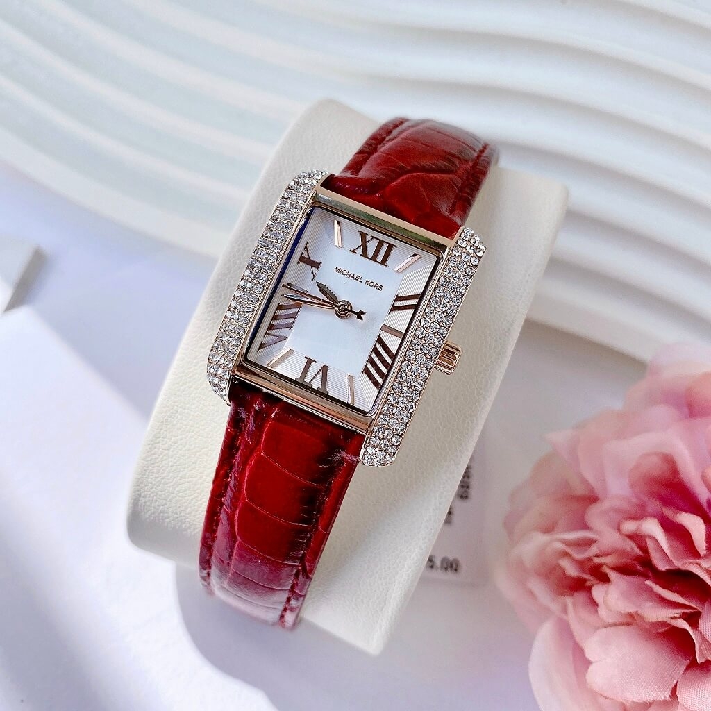 Đồng Hồ Nữ Michael Kors MK4689 Dây Da Rose Gold 33x27mm Shop Đồng Hồ ...