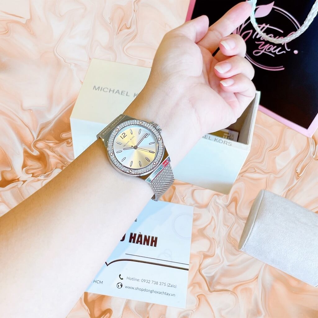 Đồng Hồ Nữ Michael Kors MK7337 Silver 37mm Shop Đồng Hồ Xách Tay