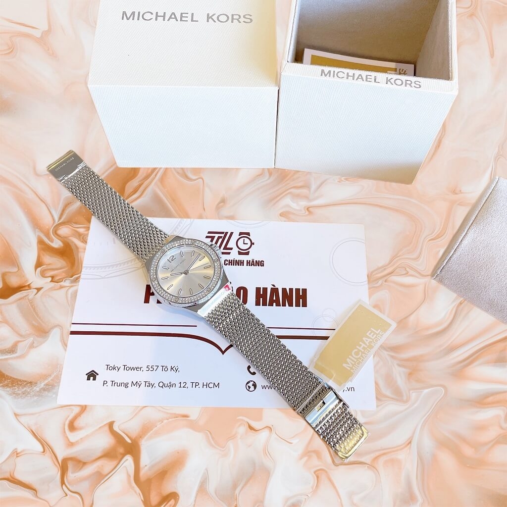 Đồng Hồ Nữ Michael Kors MK7337 Silver 37mm Shop Đồng Hồ Xách Tay