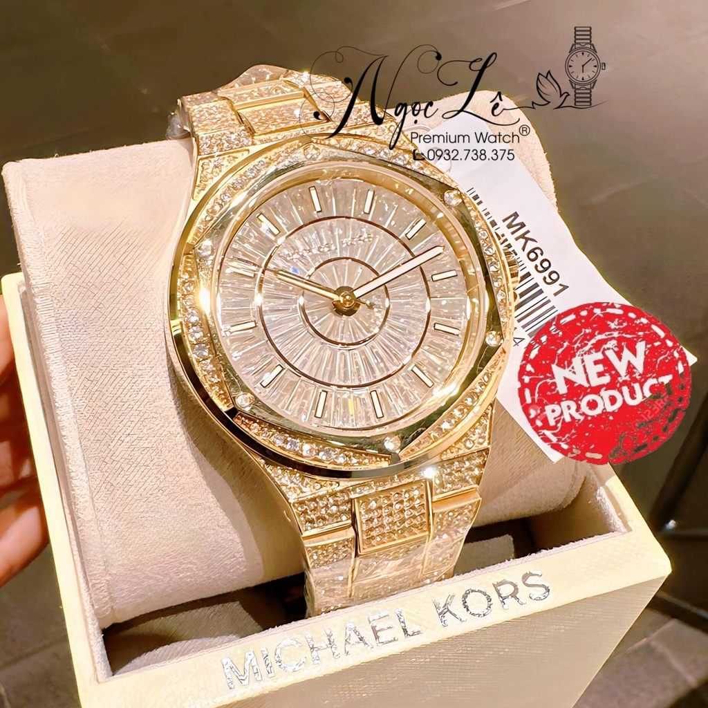 Đồng Hồ Nữ Michael Kors MK6991 Vỏ Gold Size 41mm Shop Đồng Hồ Xách Tay