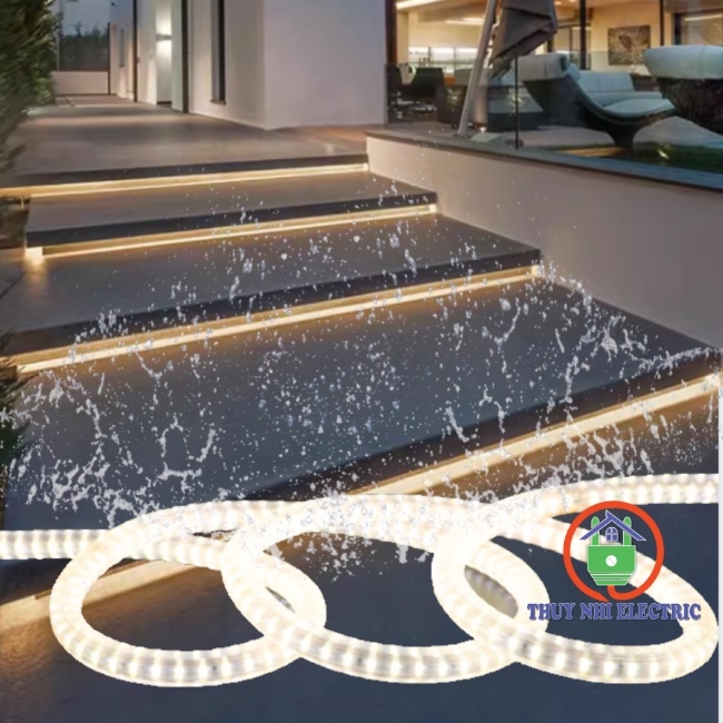 Đèn LED Dây Tròn Sáng 360 Độ TLC – 2 mặt siêu sáng