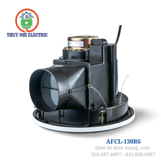 Quạt hút ốp trần mặt tròn tích hợp đèn AFCL-130R6