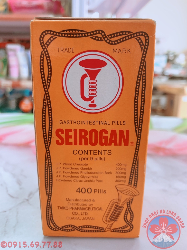 Thuốc trị tiêu chảy Nhật Seirogan 400 viên - 4987110001652 Shop Đồ Nhật ...
