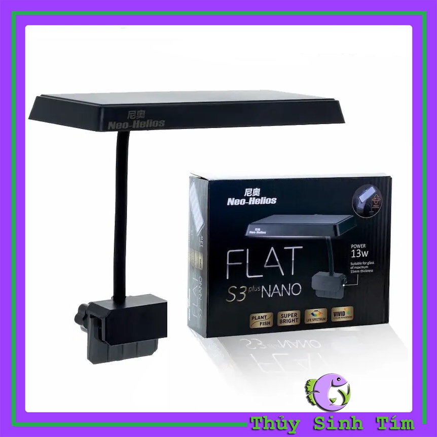 Đèn Flat Nano S3 | Thủy Sinh Tím