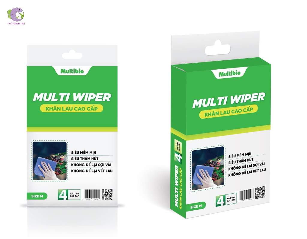 Khăn Lau Cao Cấp Multi Wiper | Thủy Sinh Tím