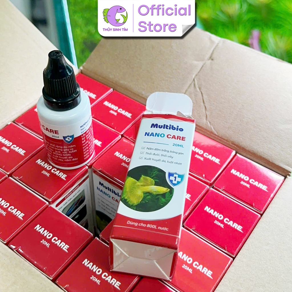 Thuốc Trị Nấm Nano Care Multibio 20ml | Thủy Sinh Tím