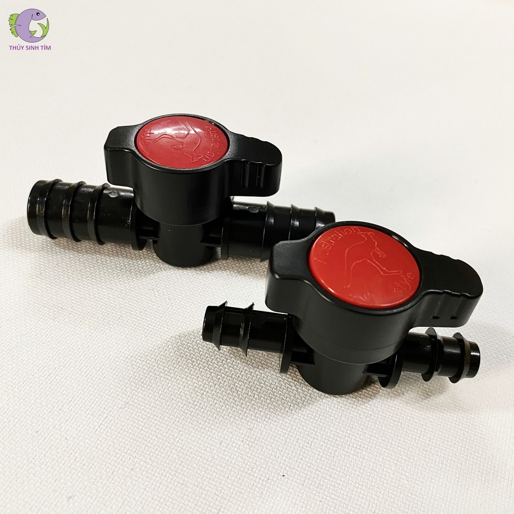 Van Khoá Dòng Nhựa | Thủy Sinh Tím