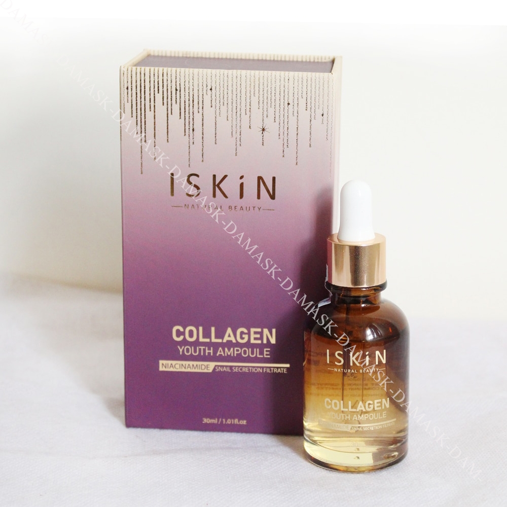 SERUM DƯỠNG TRẮNG, CẤP ẨM VÀ TRẺ HÓA DA ISKIN - COLLAGEN YOUTH AMPOULE ...