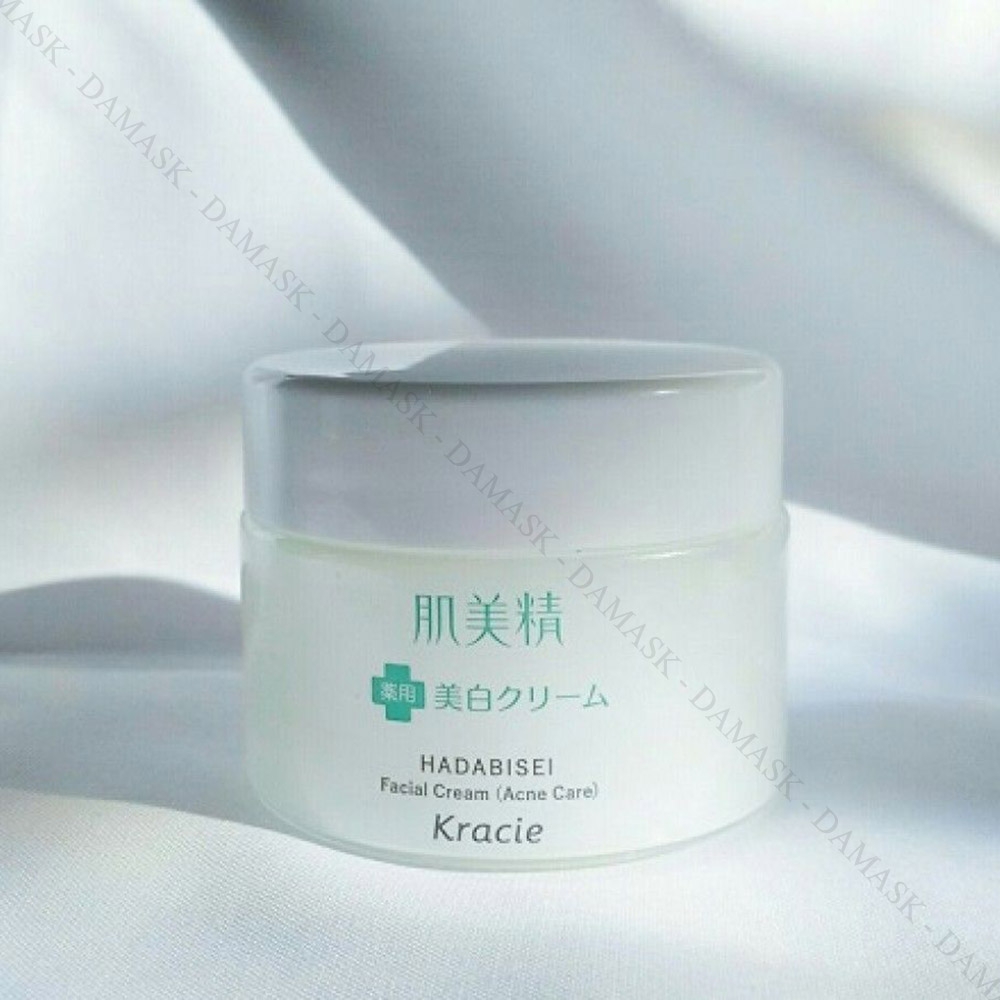 Kem Dưỡng Trị Mụn Nhật Bản Kracie Hadabisei Facial Cream Damask - Mỹ Phẩm Chính Hãng