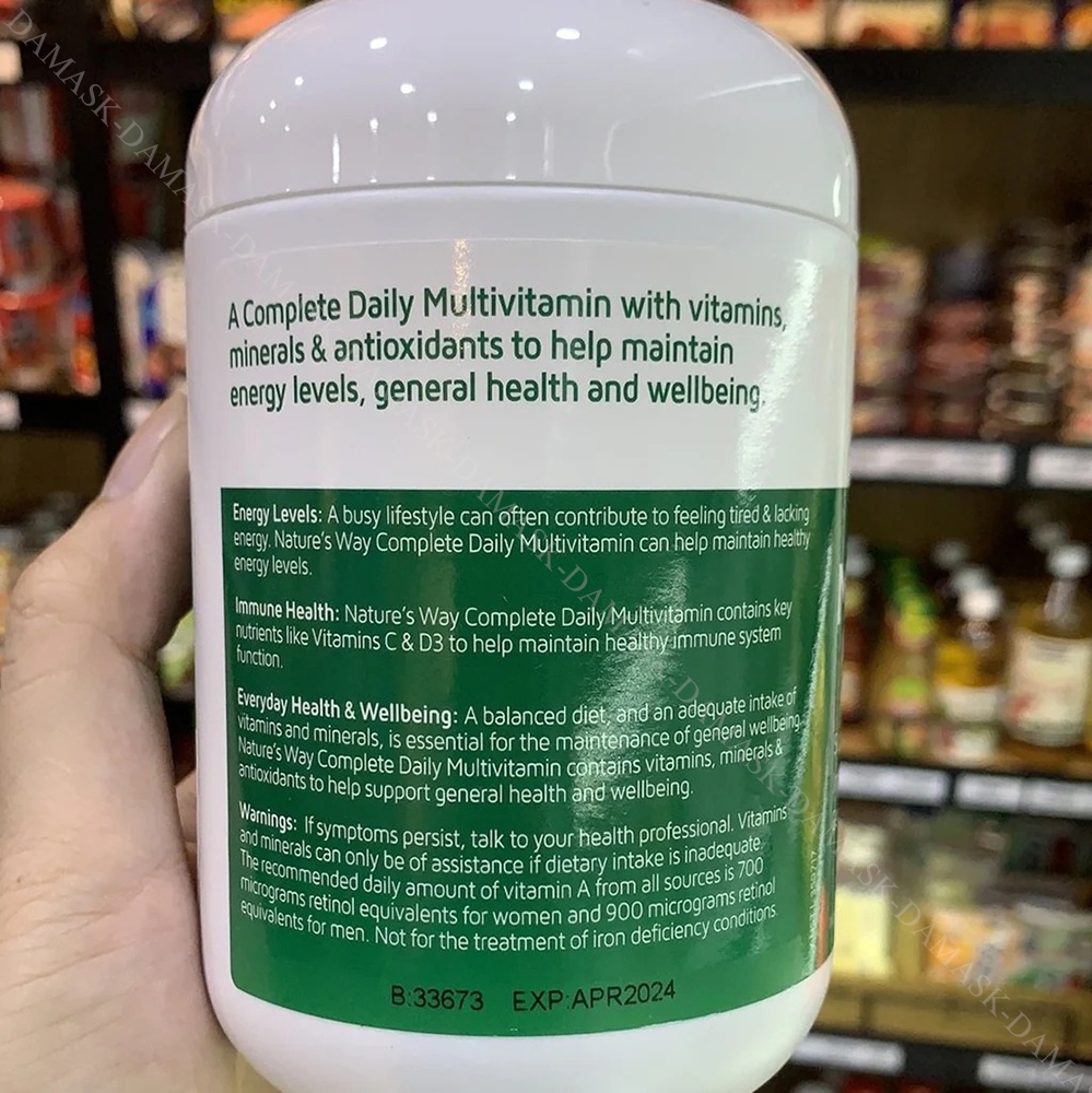 Viên uống Vitamin tổng hợp Nature’s Way Multivitamin của Úc Damask - Mỹ ...