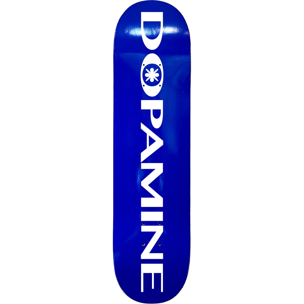 DOPAMINE BLUE OG WHITE LOGO DECK
