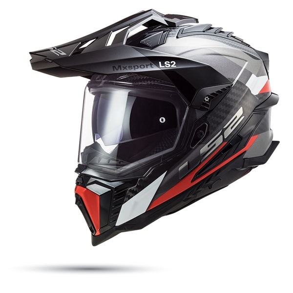 Mũ Dual Sport LS2 MX701 Explorer Carbon Full Graphics Freeship