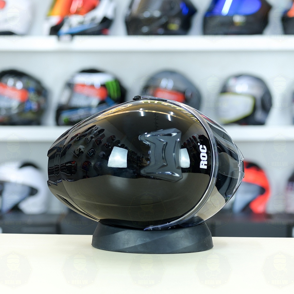 Mũ Fullface ROC 08 Plus 2024 Đen Bóng FREESHIP