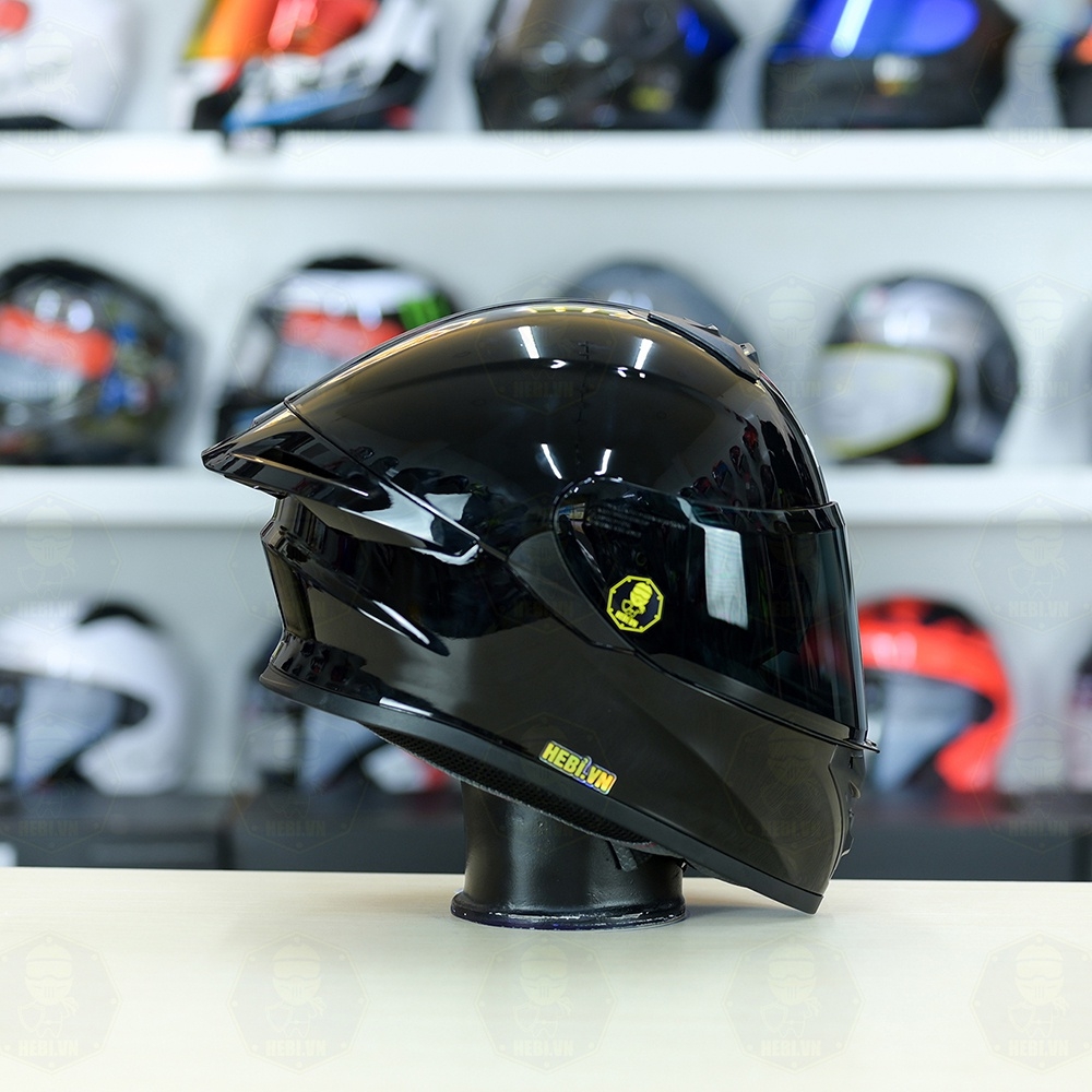 Mũ Fullface ROC 08 Plus 2024 Đen Bóng FREESHIP