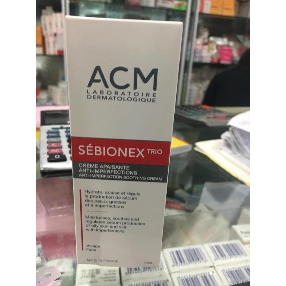 KEM NGỪA MỤN ACM SEBIONEX TRIO CREAM 40ML/Mỹ phẩm/ nhathuocyentrang.com
