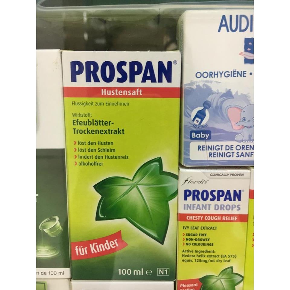 Prospan Đức 100ml/Ho - hen/ sản phẩm thảo dược-vitamin/nhathuocyentrang.com