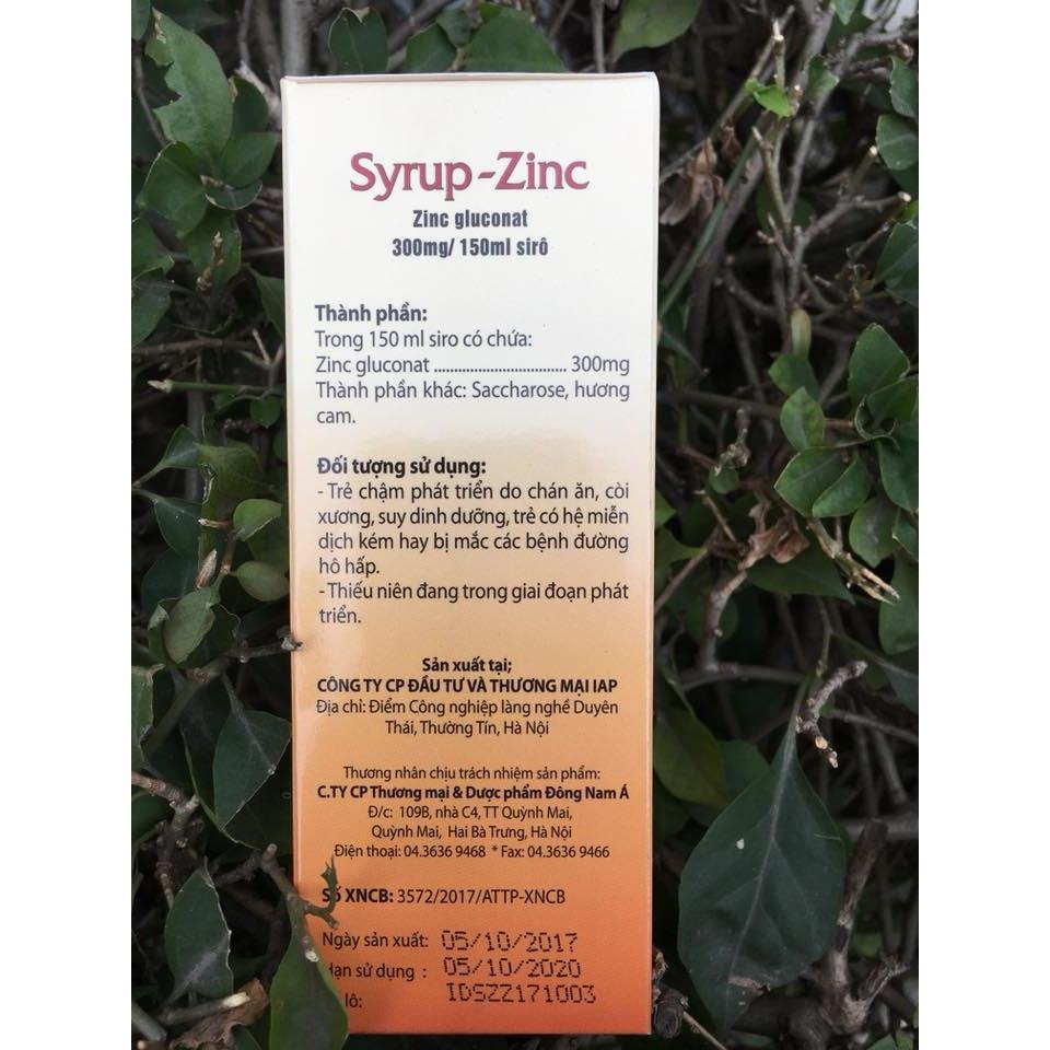 Syrup Zinc 150ml/thuốc bổ trẻ em/sản phẩm thảo dược-vitamin ...