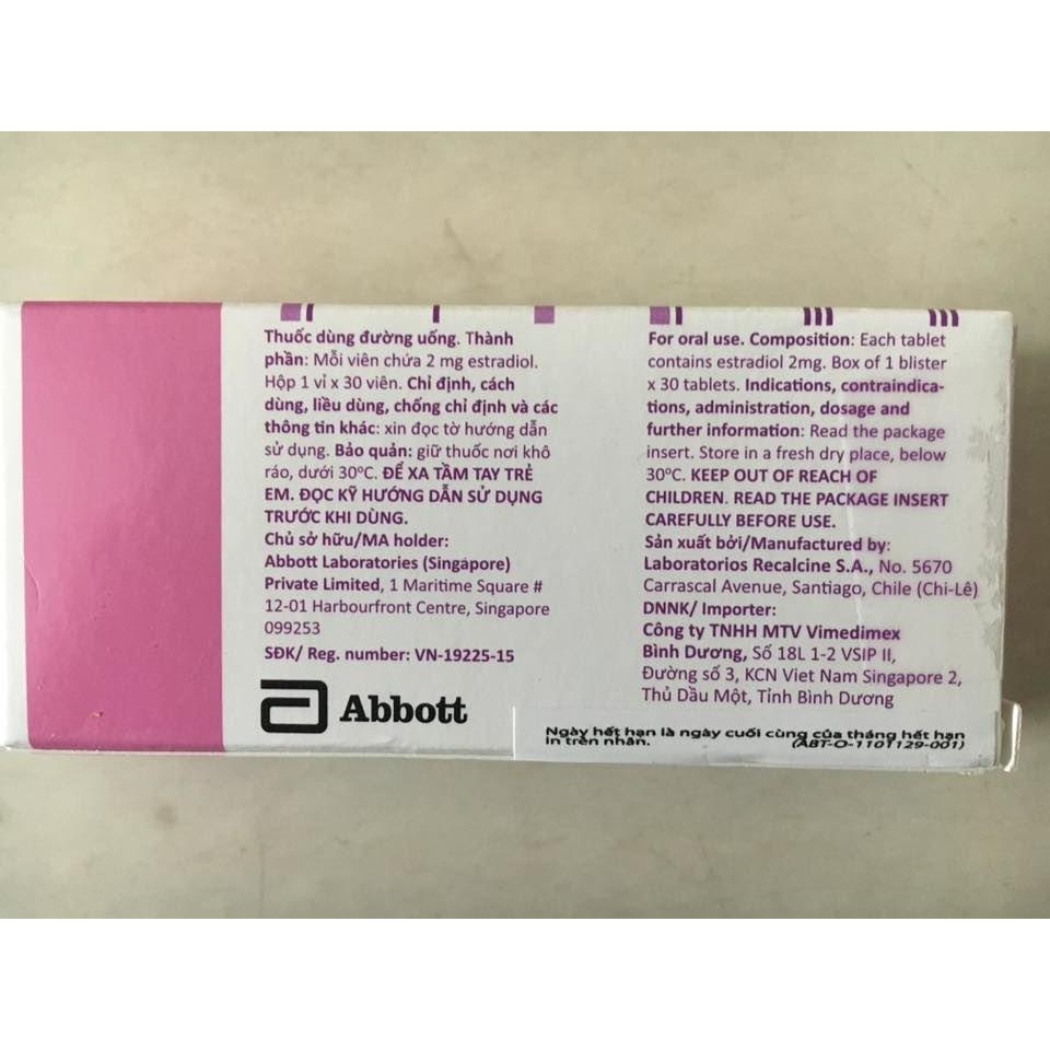 Valiera/ Phụ khoa - nội tiết/ Thuốc tân dược/nhathuocyentrang.com