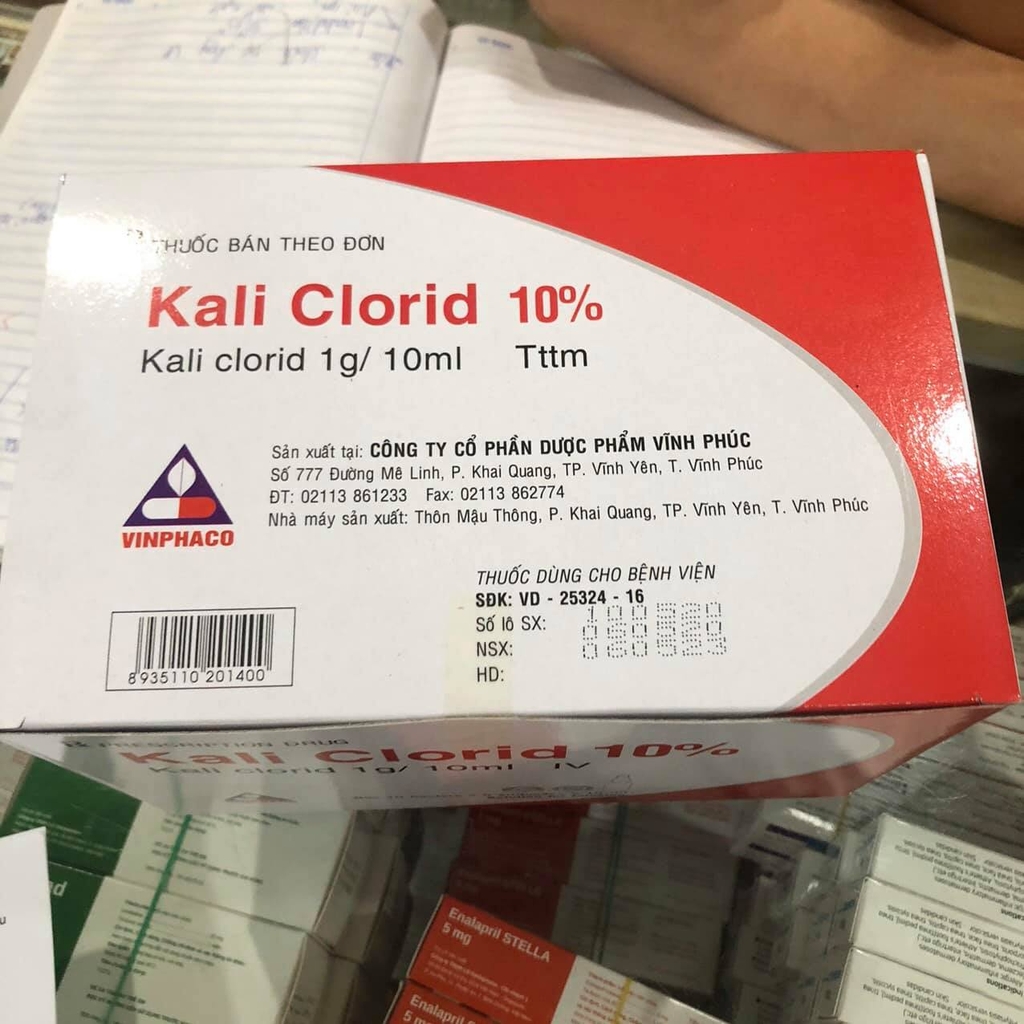 Kali Clorid 1g/10ml | nhathuocyentrang