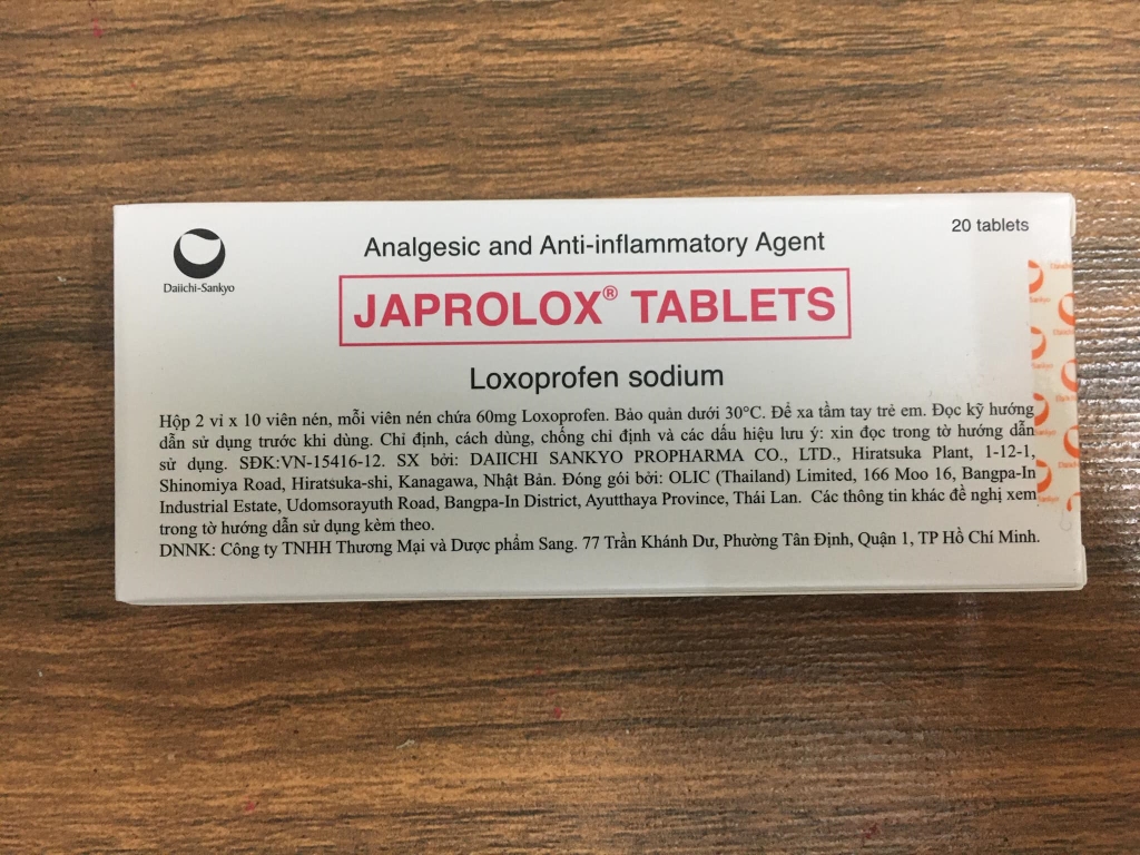 JAPROLOX 60MG/Giảm đau-hạ sốt-chống viêm/thuốc tân dược ...