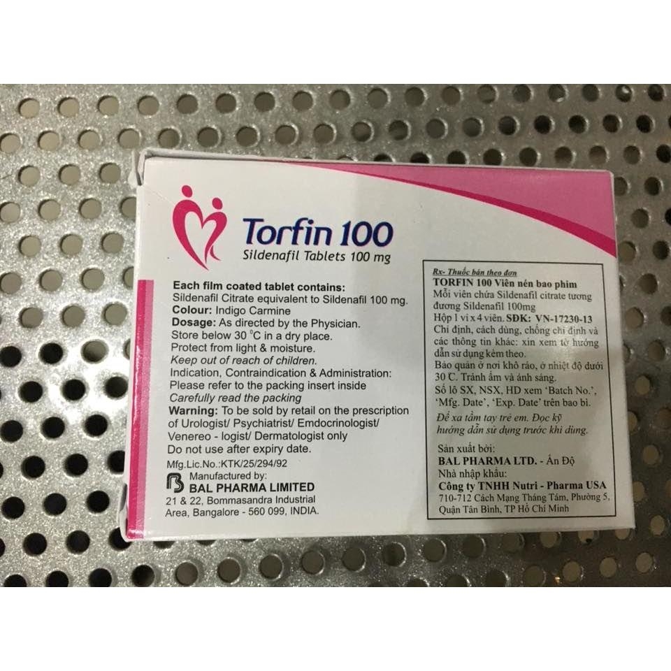 Torfin 100mg/sinh lý nam/thuốc tân dược/nhathuocyentrang.com