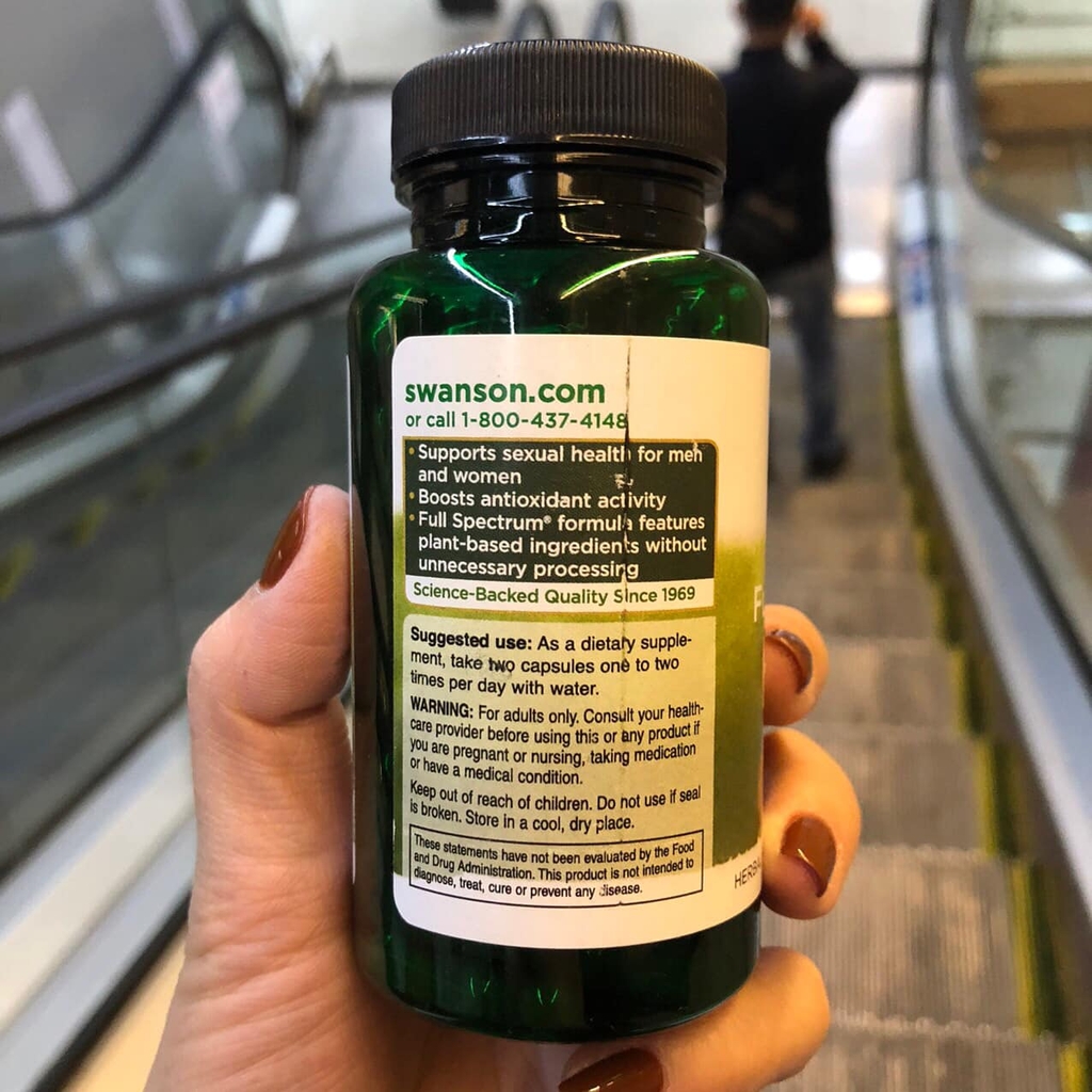 Swanson Maca 500mg 100 viên | nhathuocyentrang