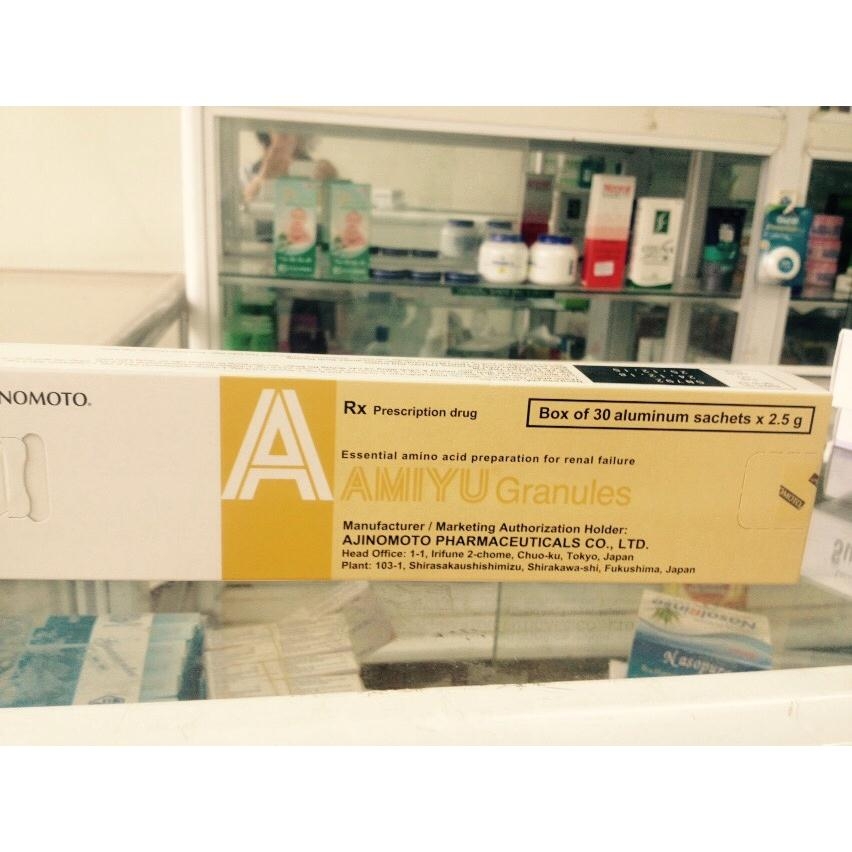 Amiyu granules 2.5g/gan-mật-thận/thuốc tân dược/nhathuocyentrang.com