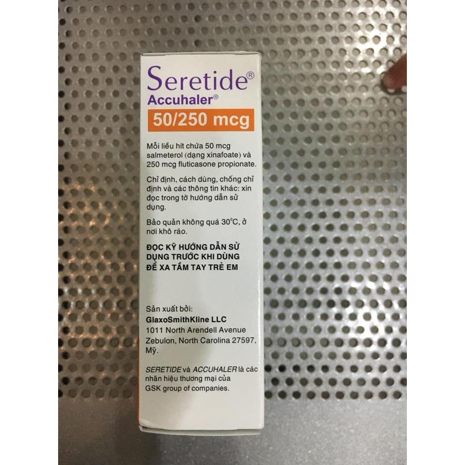 Seretide accuhaler 50/250/dị ứng-hen/thuốc tân dược/nhathuocyentrang.com