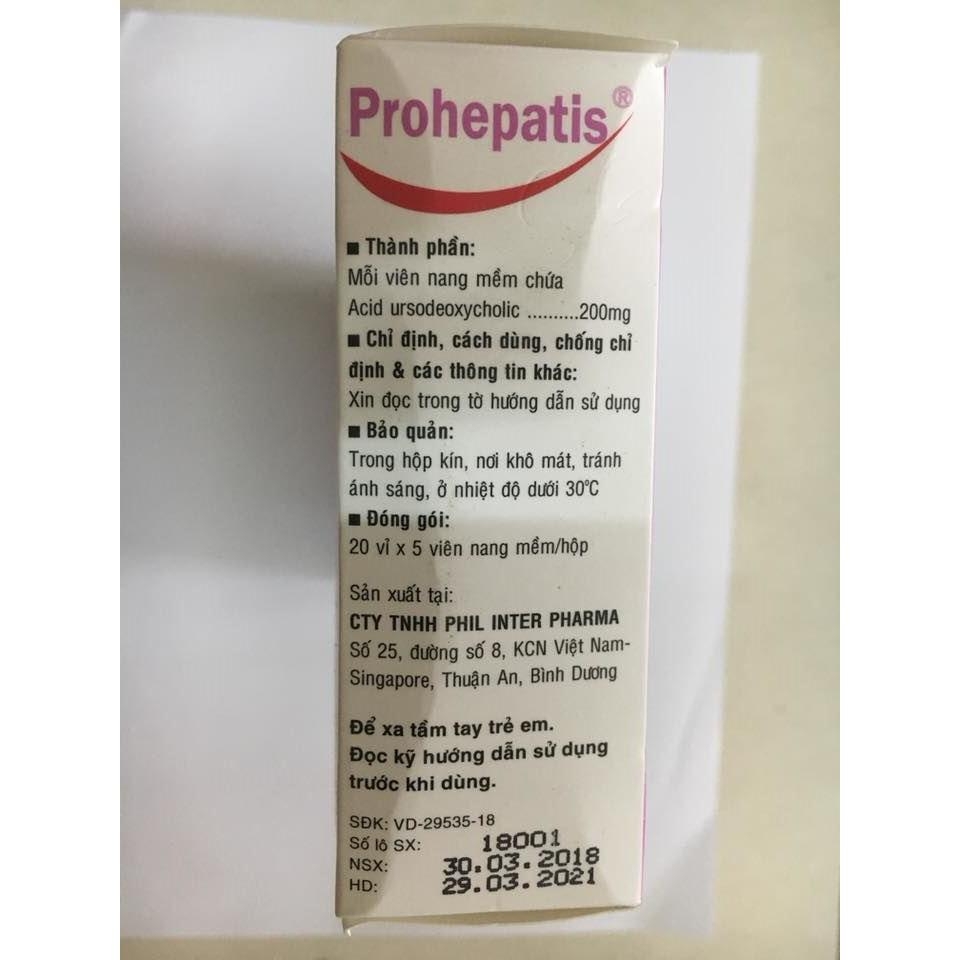 Prohepatis/gan-mật-thận/thuốc tân dược/nhathuocyentrang.com