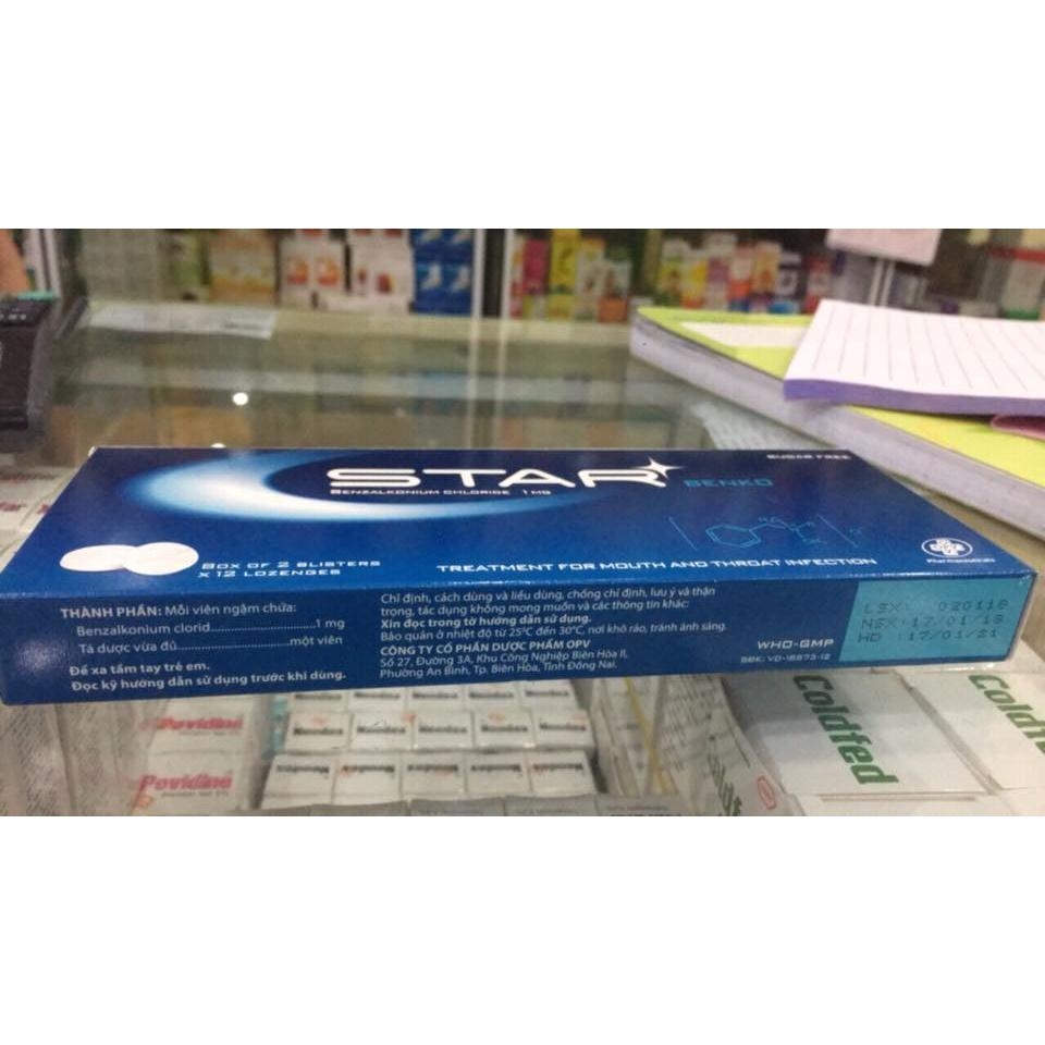 Star Benko/tai-mũi-họng-răng miệng/thuốc tân dược/nhathuocyentrang.com