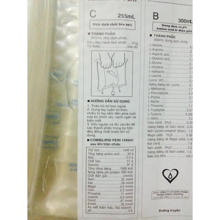 Combilipid peri/Thuốc tiêm - truyền/thuốc tân dược/nhathuocyentrang.com