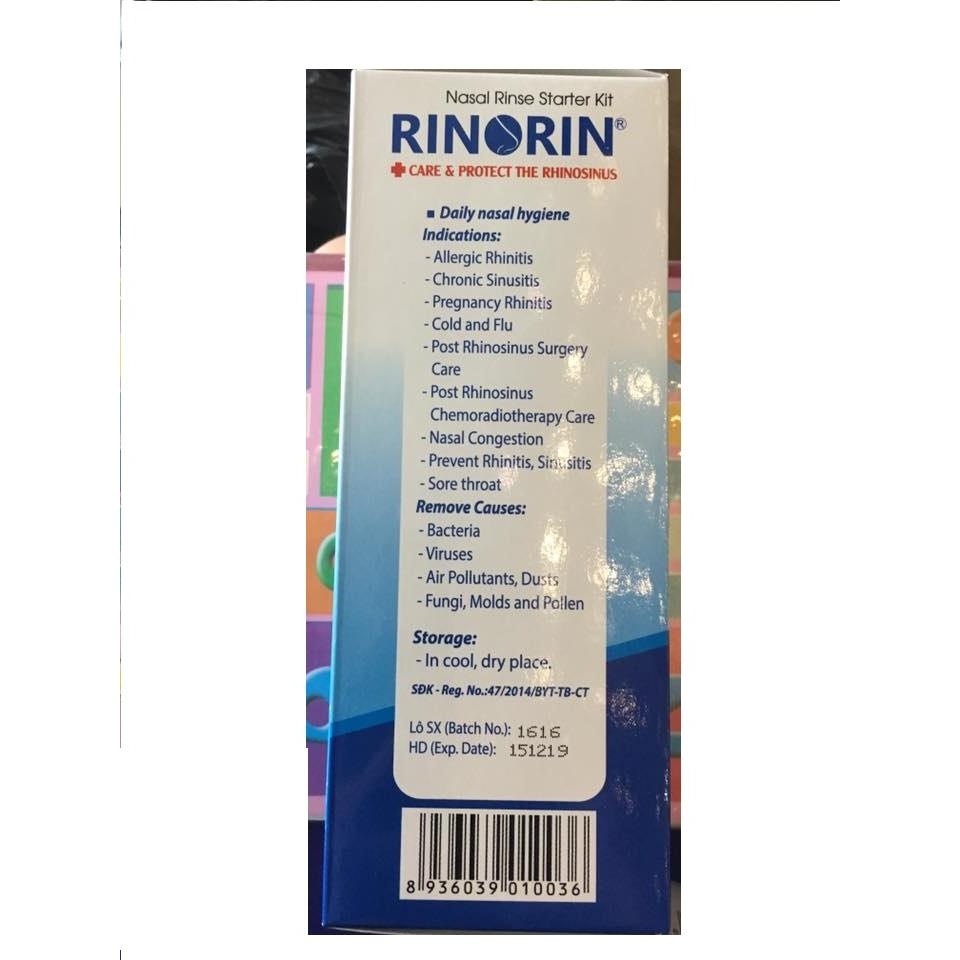 Bình rửa mũi Rinorin/thiết bị y tế/nhathuocyentrang.com