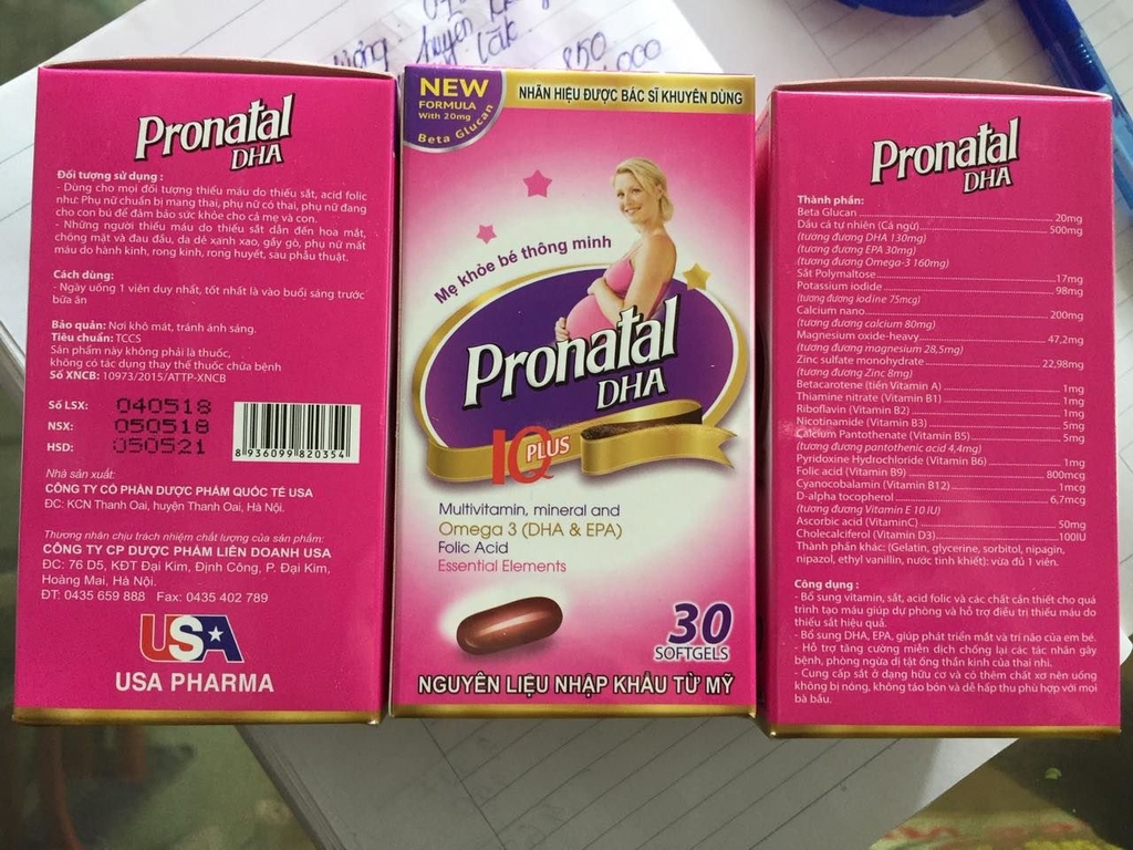 Pronatal DHA | nhathuocyentrang