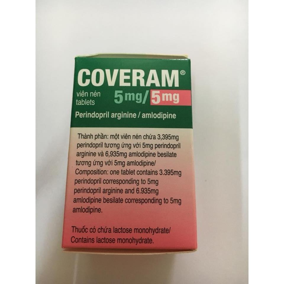 Coveram 5mg/5mg/tim mạch/nhathuocyentrang