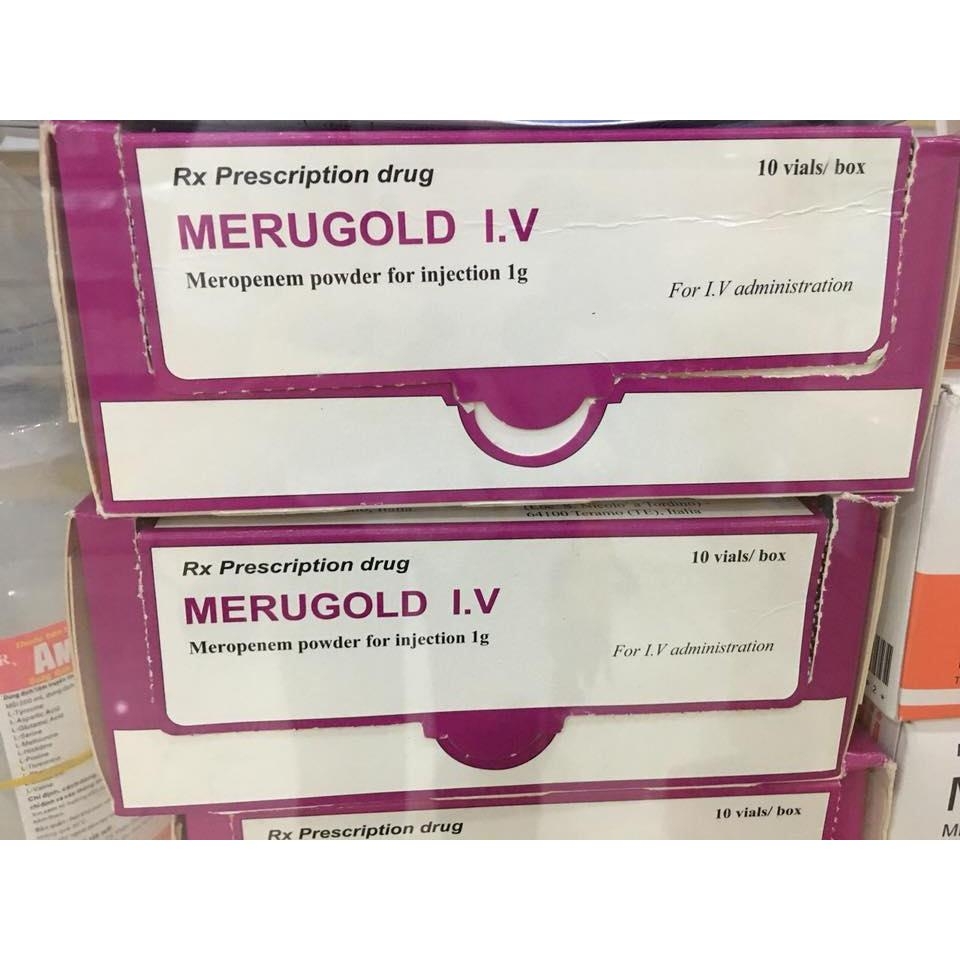 Merugold 1g/kháng sinh-chống nấm/thuốc tân dược/nhathuocyentrang.com