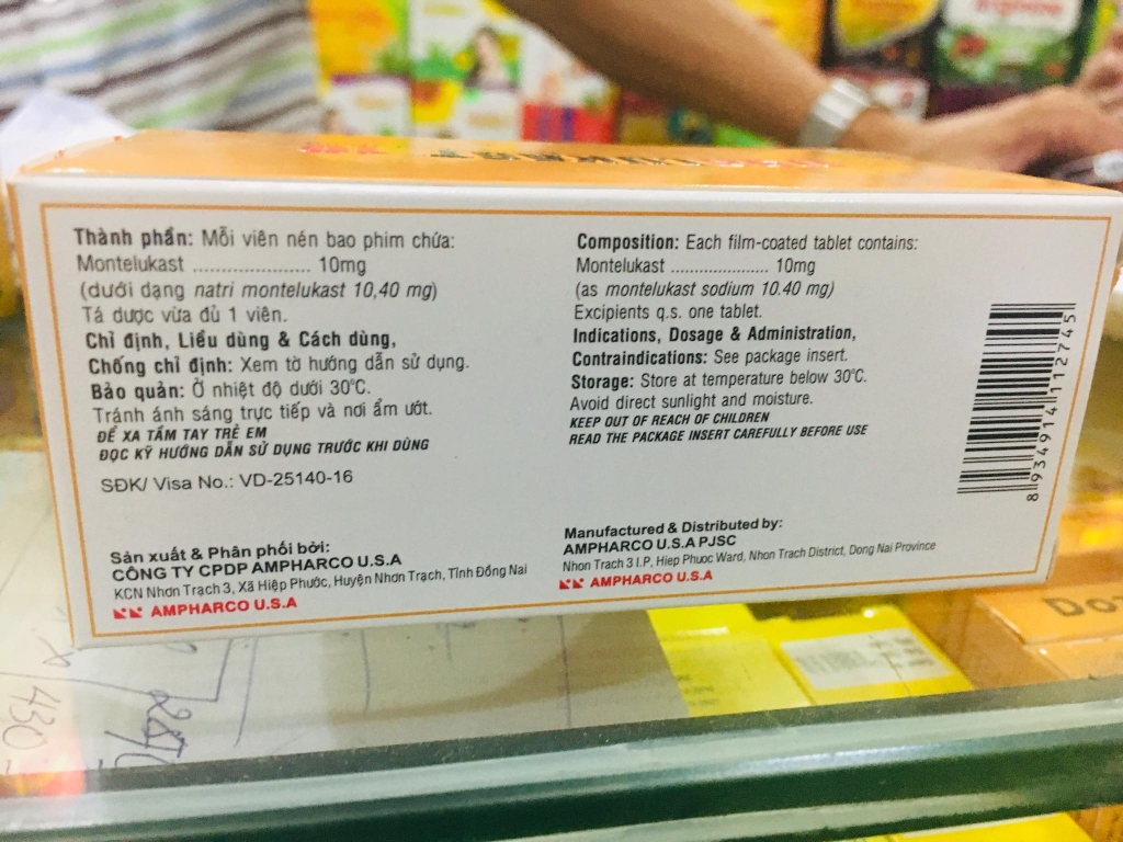 USA Lukast 10mg | nhathuocyentrang