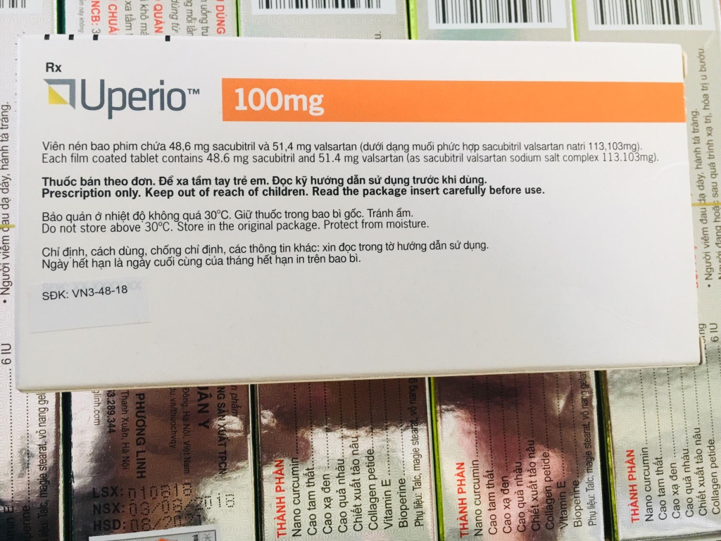 Uperio 100mg | nhathuocyentrang