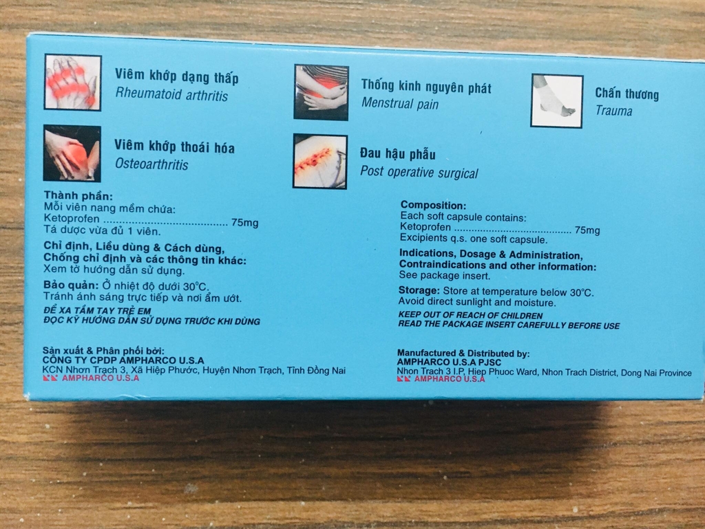 Nidal Fort 75mg | nhathuocyentrang