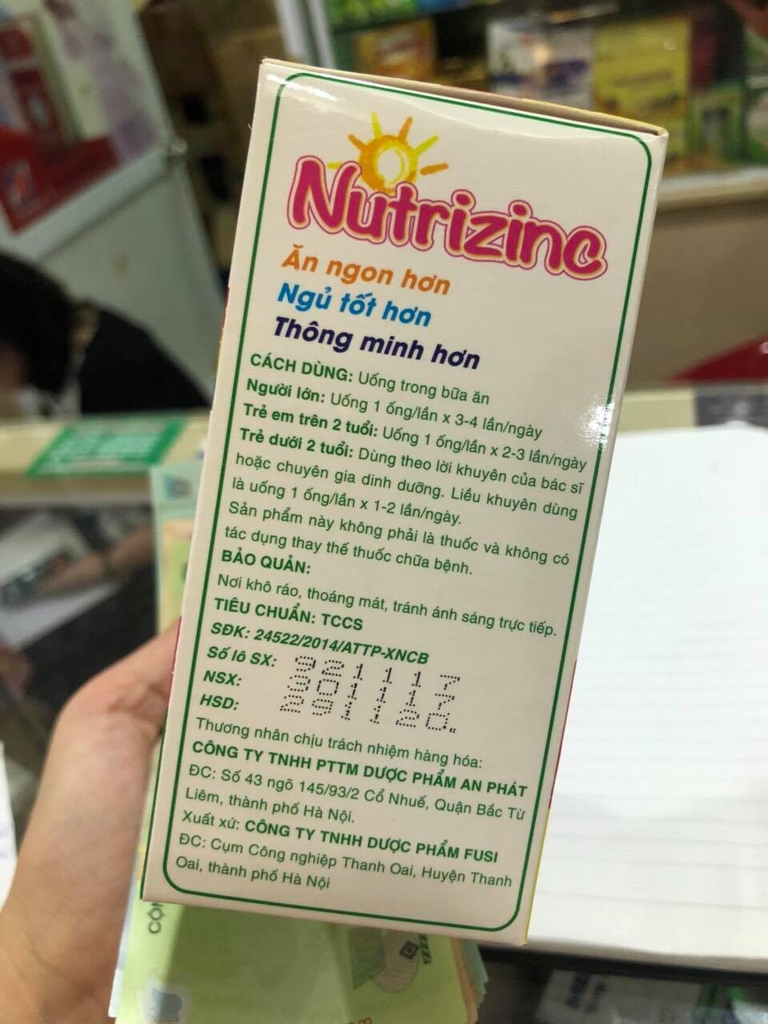 Nutrizinc ăn ngon - ngủ tốt | nhathuocyentrang