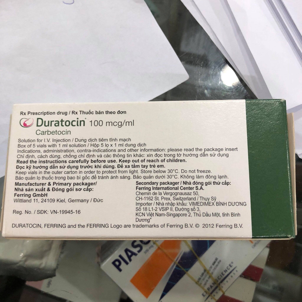 Duratocin 100mcg/ml | nhathuocyentrang
