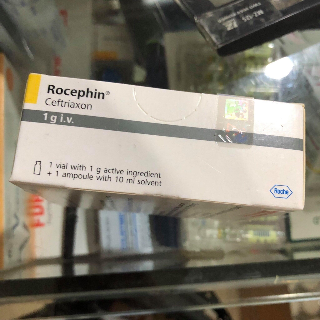 Rocephin IV 1g/kháng sinh, chống nấm/thuốc tân dược/nhathuocyentrang.com