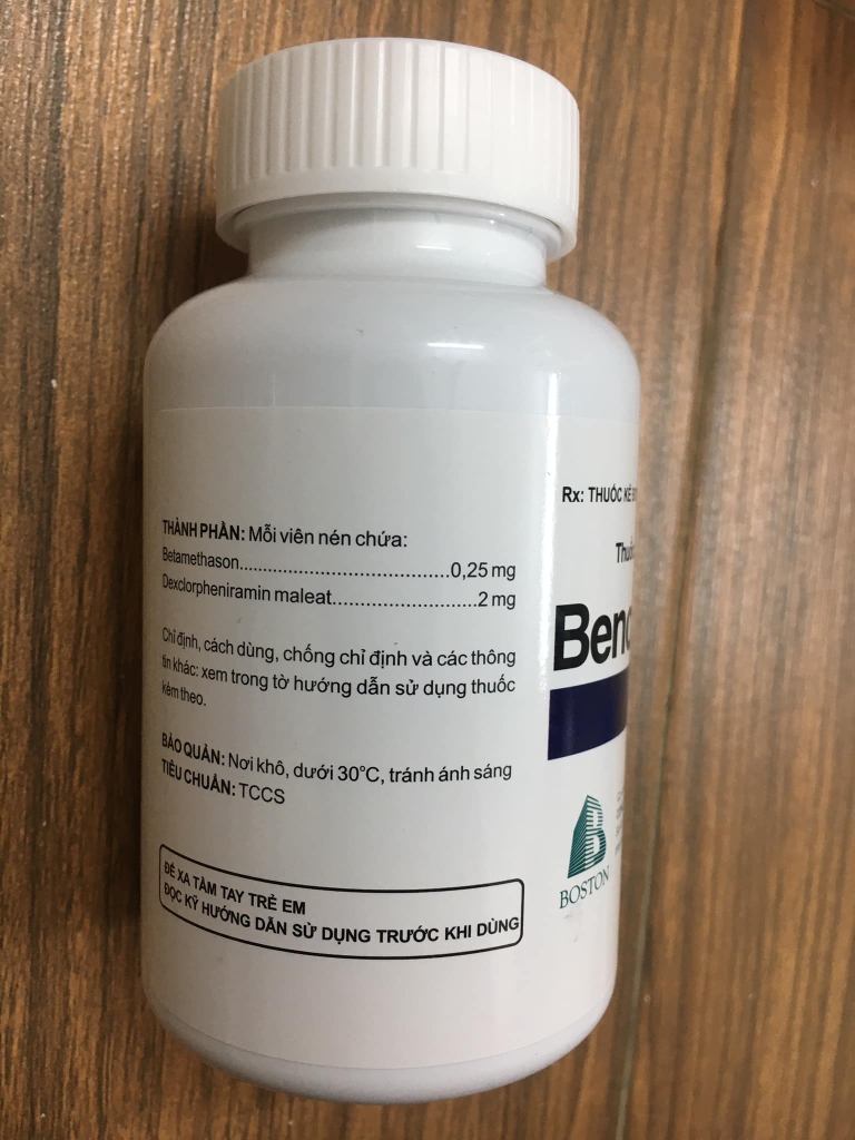 BenoBoston (lọ 500 viên) | nhathuocyentrang