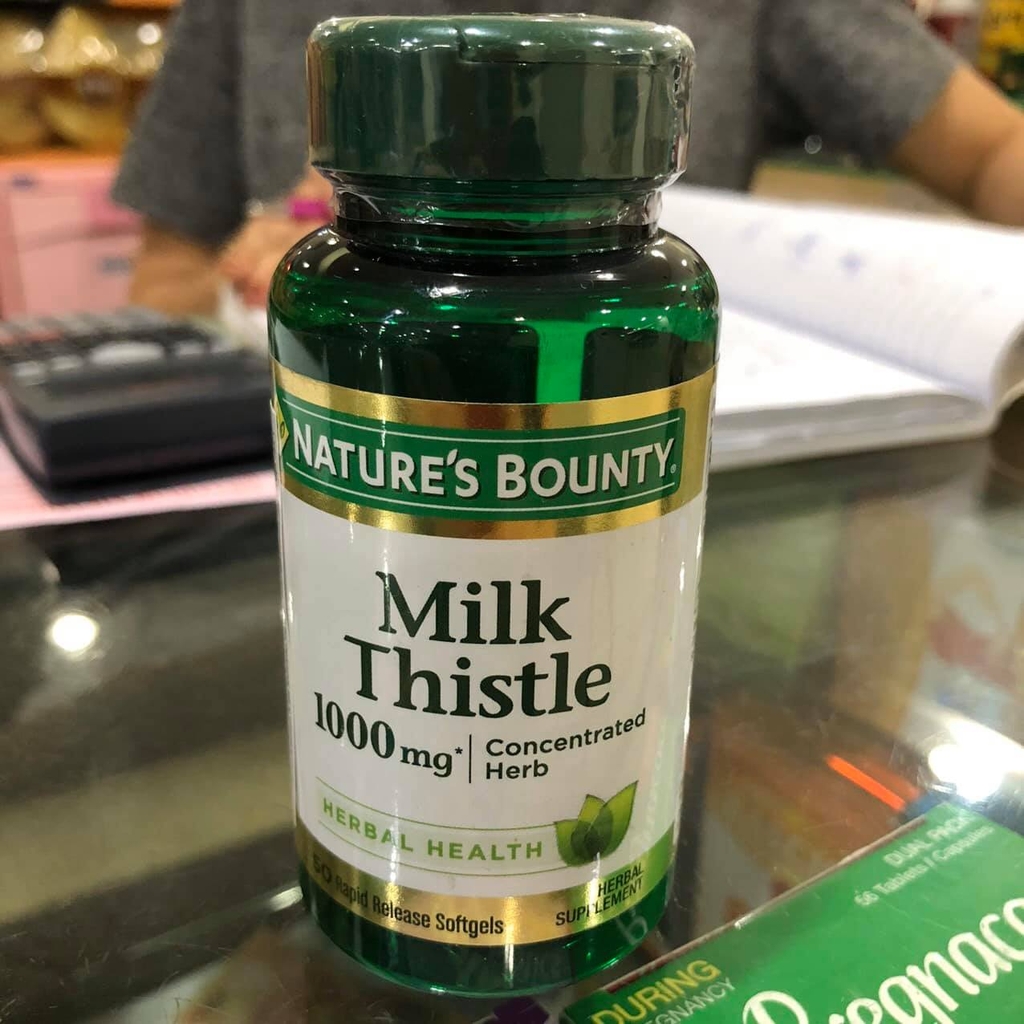 Milk Thistle 1000mg Nature's Bounty/mát gan/sản phẩm thảo dược-vitamin ... Milk Thistle 1000mg Nature's Bounty/mát gan/sản phẩm thảo dược-vitamin ...